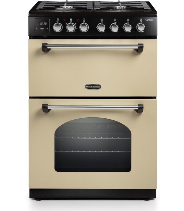 Rangemaster CLA60DFFCRC – Dual Fuel Cooker with Double Oven Cream ...